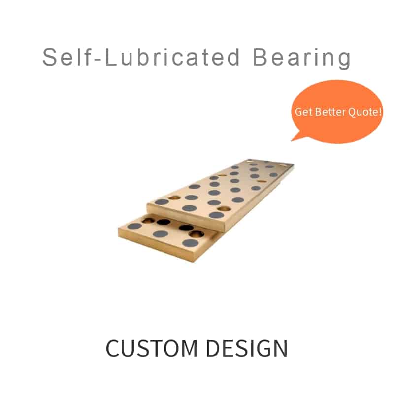 Self-lubricating Bronze Graphite Slide Plate - Sourcing