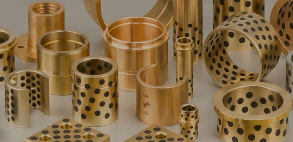 High Tensile Brass Bearings | Bronze Plugged Graphite Bushing