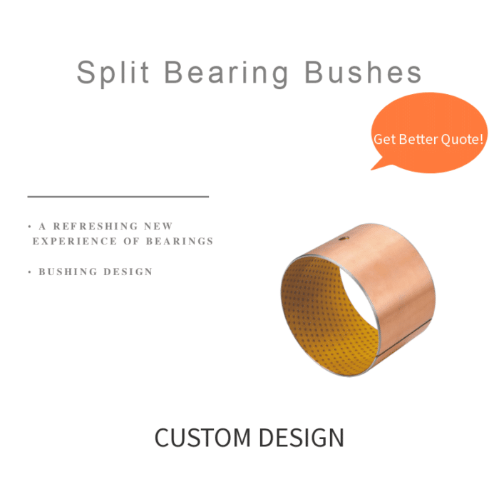 Switch from Steel Split Bushings - Composite Bushing Parts