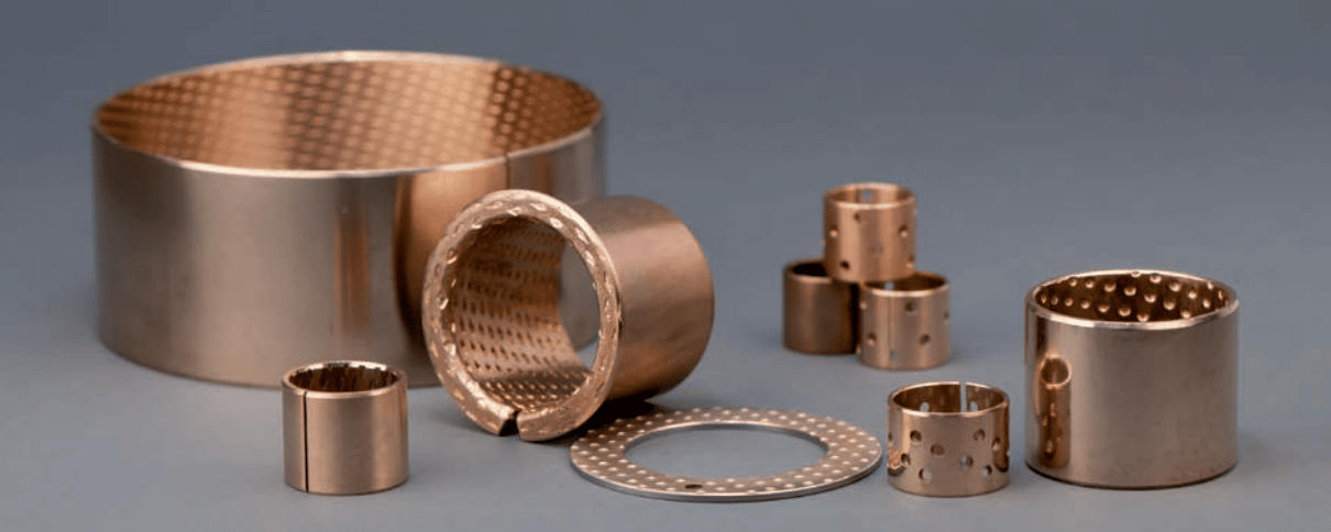 FB090 Wrapped Bronze Bushing | CuSn8 Material