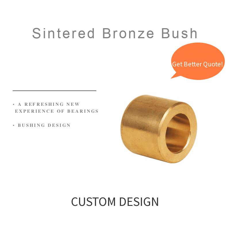Sintered Bushing - Oil Impregnated Bronze - SAE 841