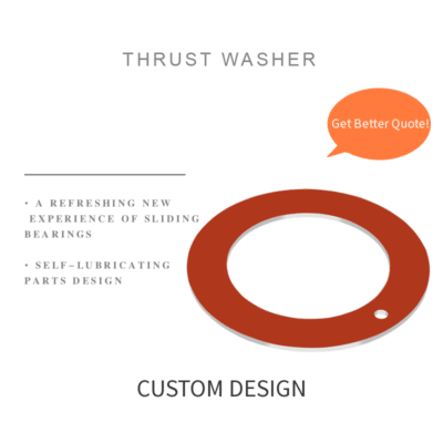 Self-lubricated Bronze, Oilless Washer, Plugged Graphite!