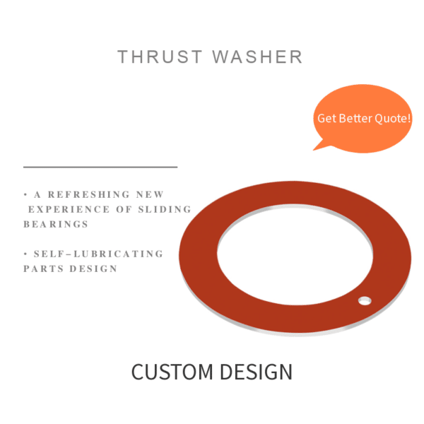 Self-lubricated Bronze, Oilless Washer, Plugged Graphite!