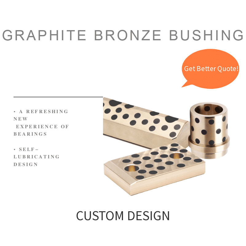 Oilless Graphite Plugged Bronze Bushings | Made To Order!