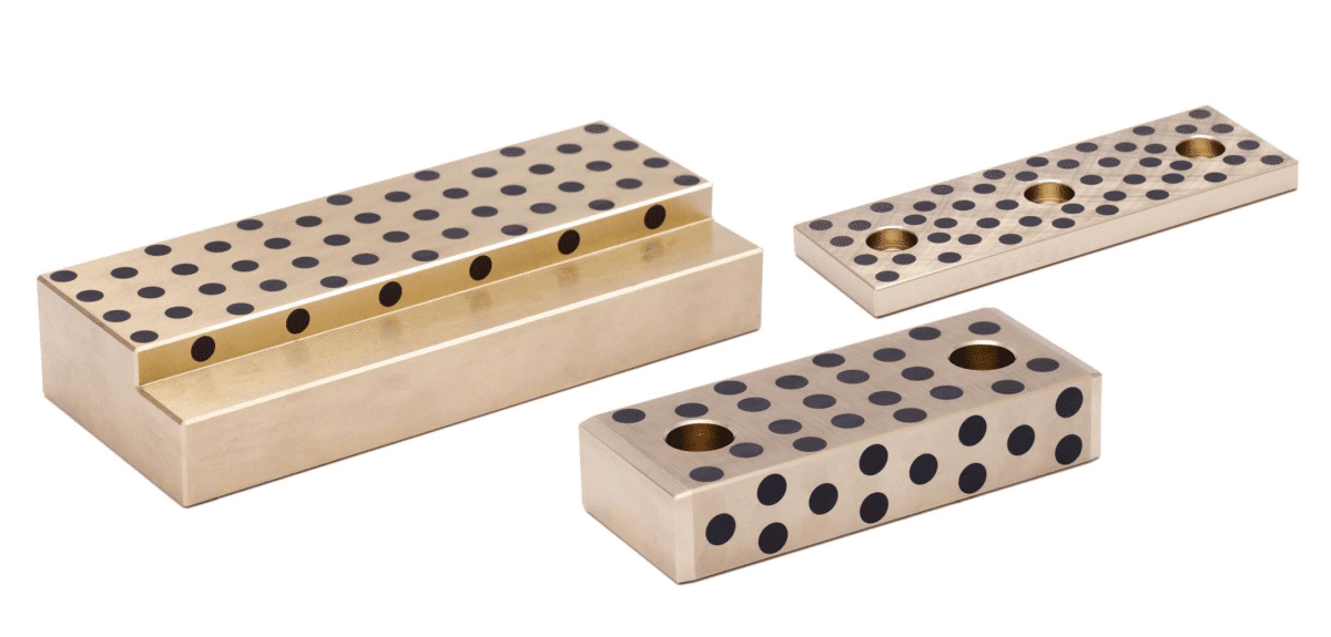 Wear Plate Self-Lubricating | Graphite Plugged | Metric Size