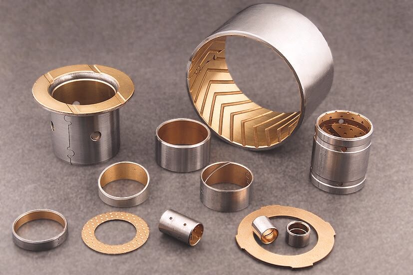 JF-700 Bimetal Bearings - Carbon Steel, Sintered Bronze