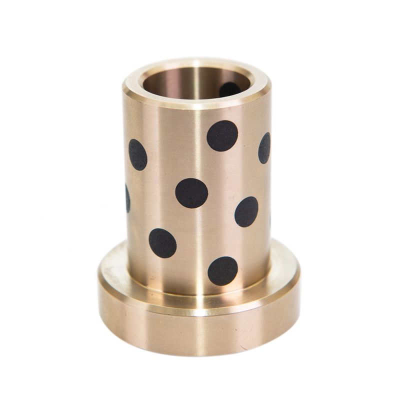 Bronze Wear Plate - Plugged Graphite - Oil-free Plate