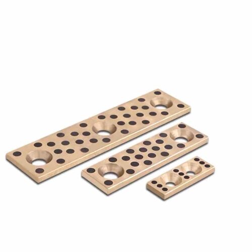 Copper self-lubricating Plate - Plugged Graphite - Oil-free