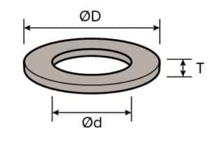 Oilless Washers - Graphite Impregnated Bronze - Select, Order