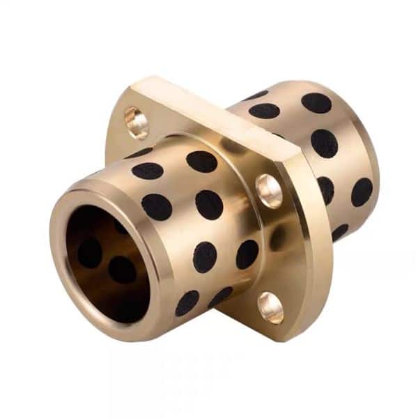 Thrust Bushing - Brass Alloy, Shouldered - Graphite Filled