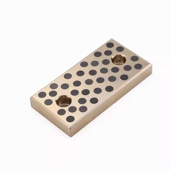 Wear Plate Self-Lubricating | Graphite Plugged | Metric Size