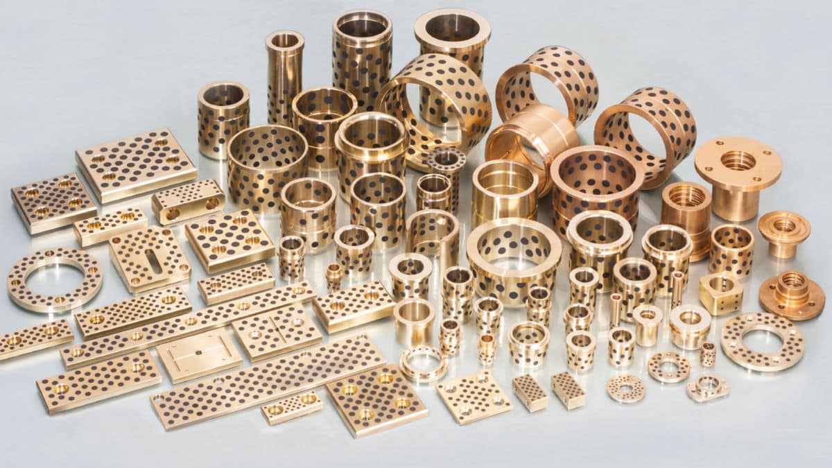 Oil-Free Bushing - Self-lubricated Graphite - Bronzelube.com