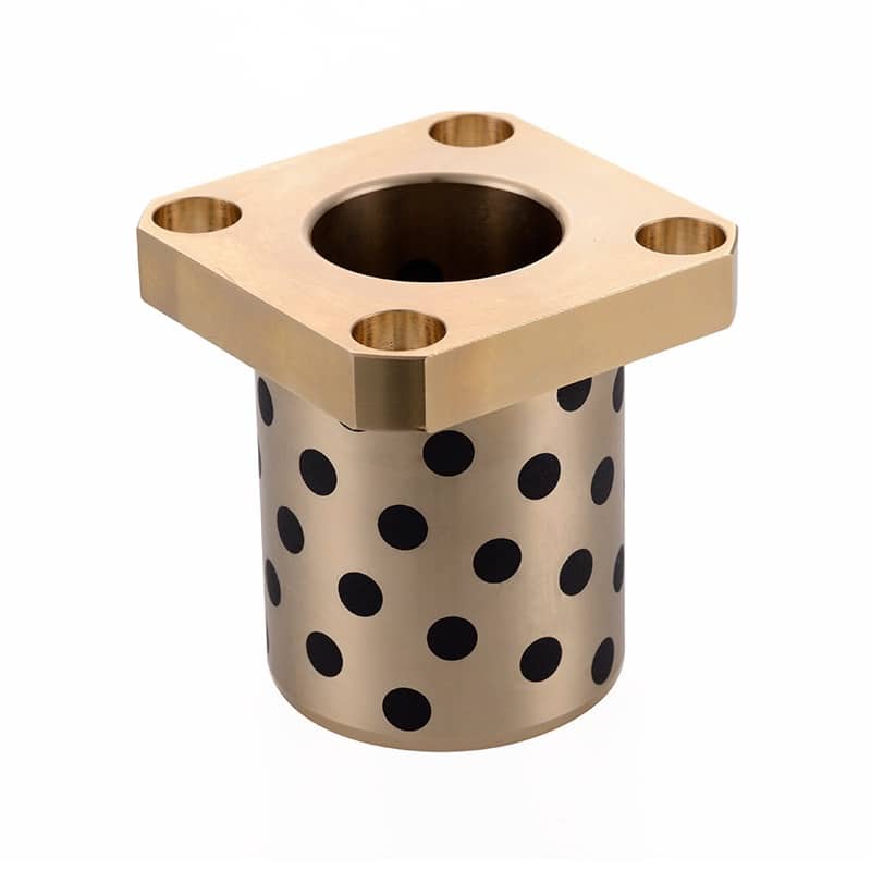 Plain Bearing Bushes with Flange - Metallic Brass Bearings